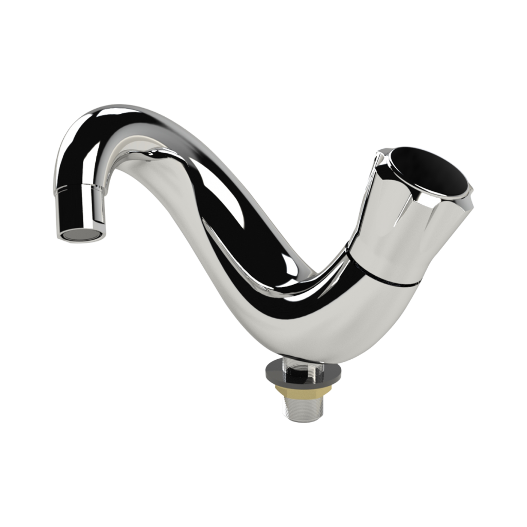Fixed Pillar Tap (Snake) - Rosa